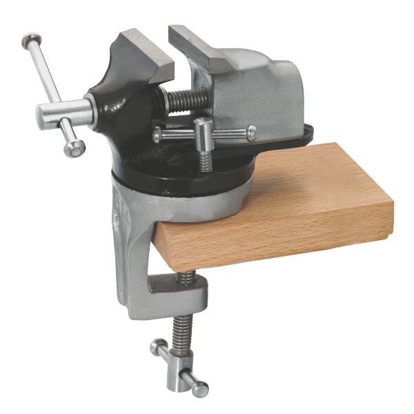 Mini Schraubstock drehbar mit Klemme - Goldschmiede und Juwelierbedar